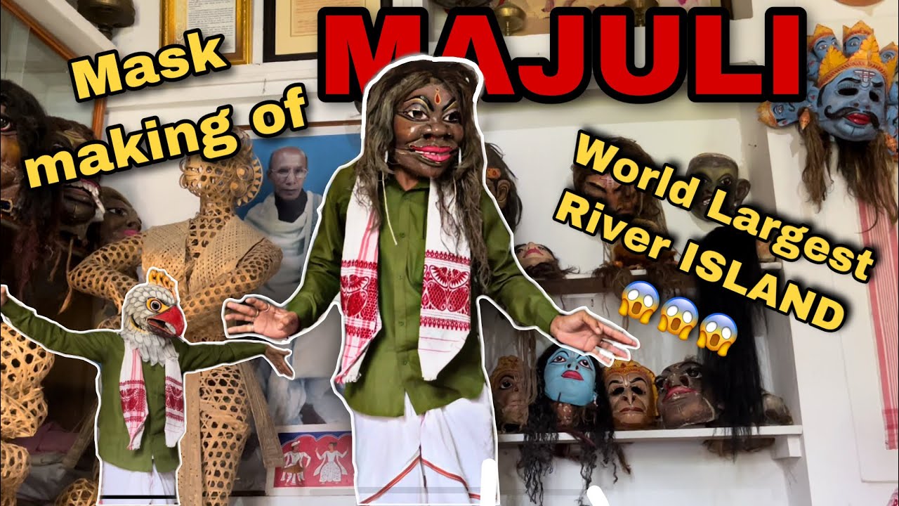 Mask making of majuli👺😱|| world largest river island 🏝 - YouTube