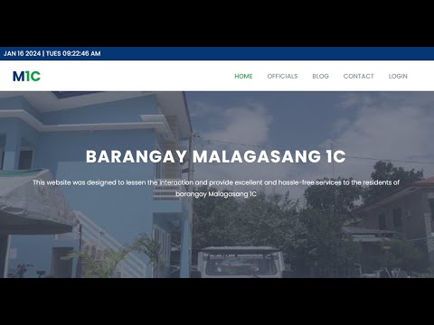 DEMO - BARANGAY INFORMATION MANAGEMENT SYSTEM FOR BARANGAY MALAGASANG 1 ...