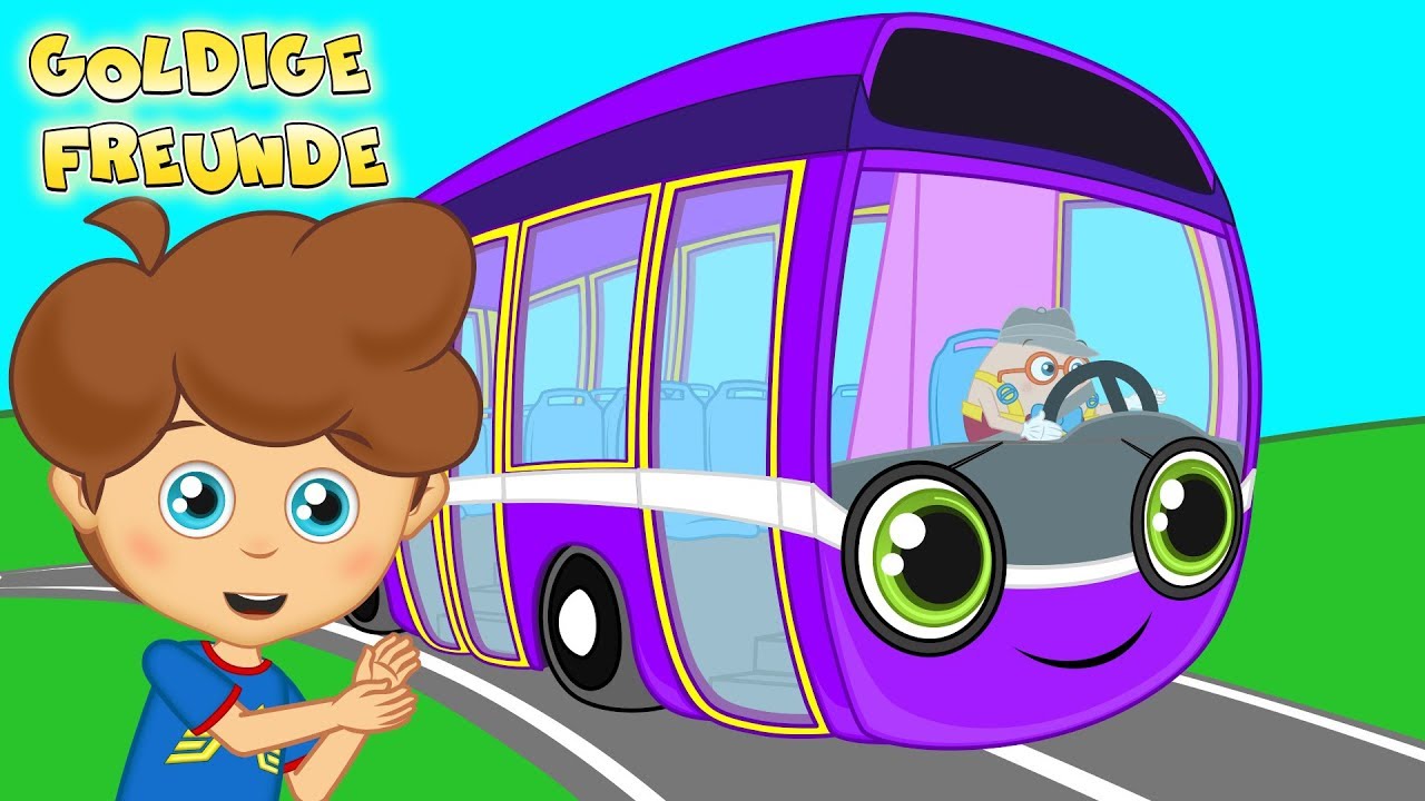 Die Räder vom Bus Lied - Kinderlieder zum Mitsingen Deutsch | Das ...