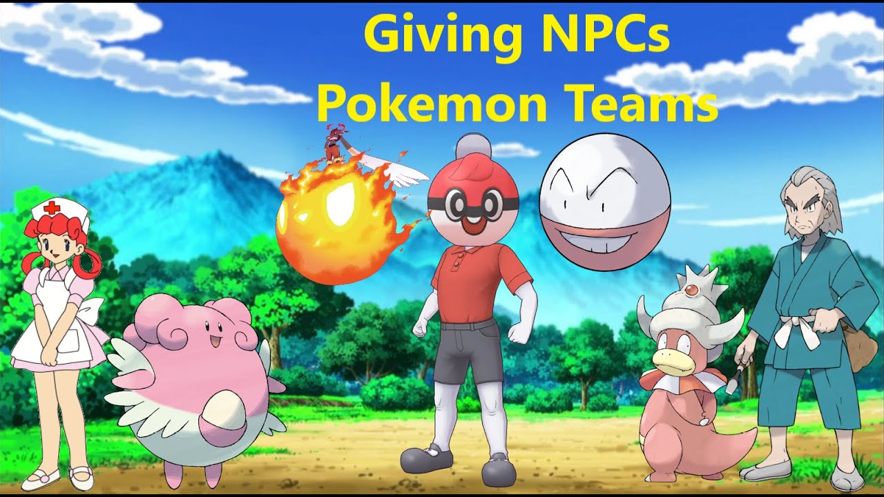 Giving NPCs Pokémon Teams - YouTube