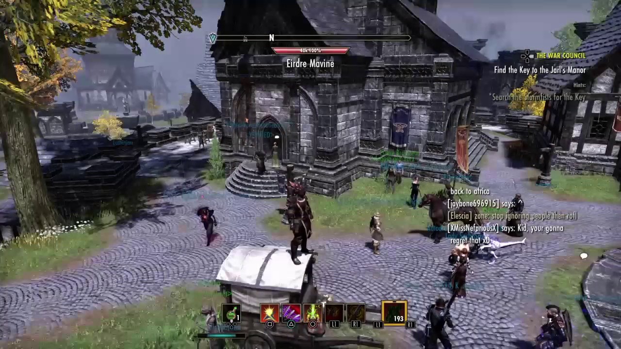 Elder Scrolls Online Daggerfall fountain - YouTube