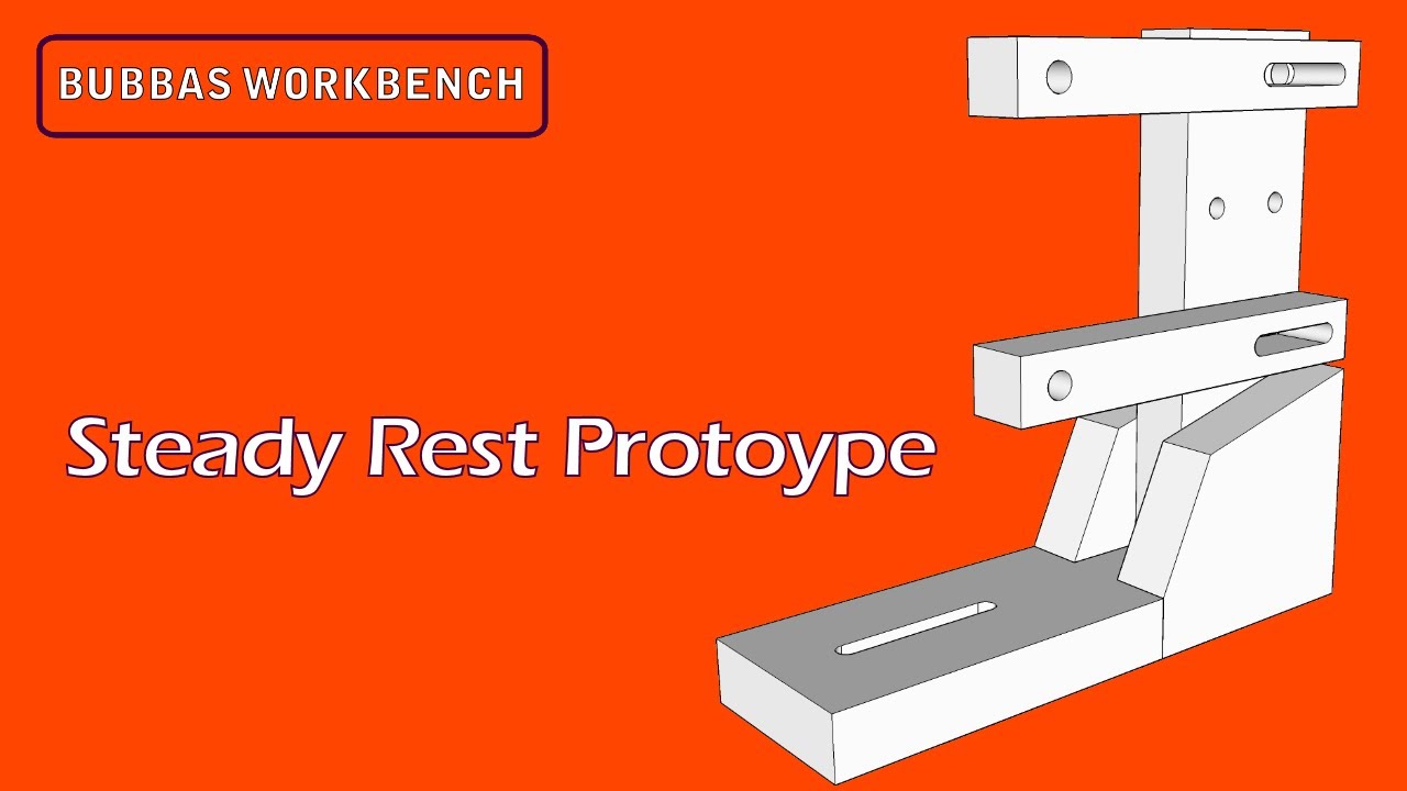 (Prototyping): Steady Rest for mini lathe - YouTube