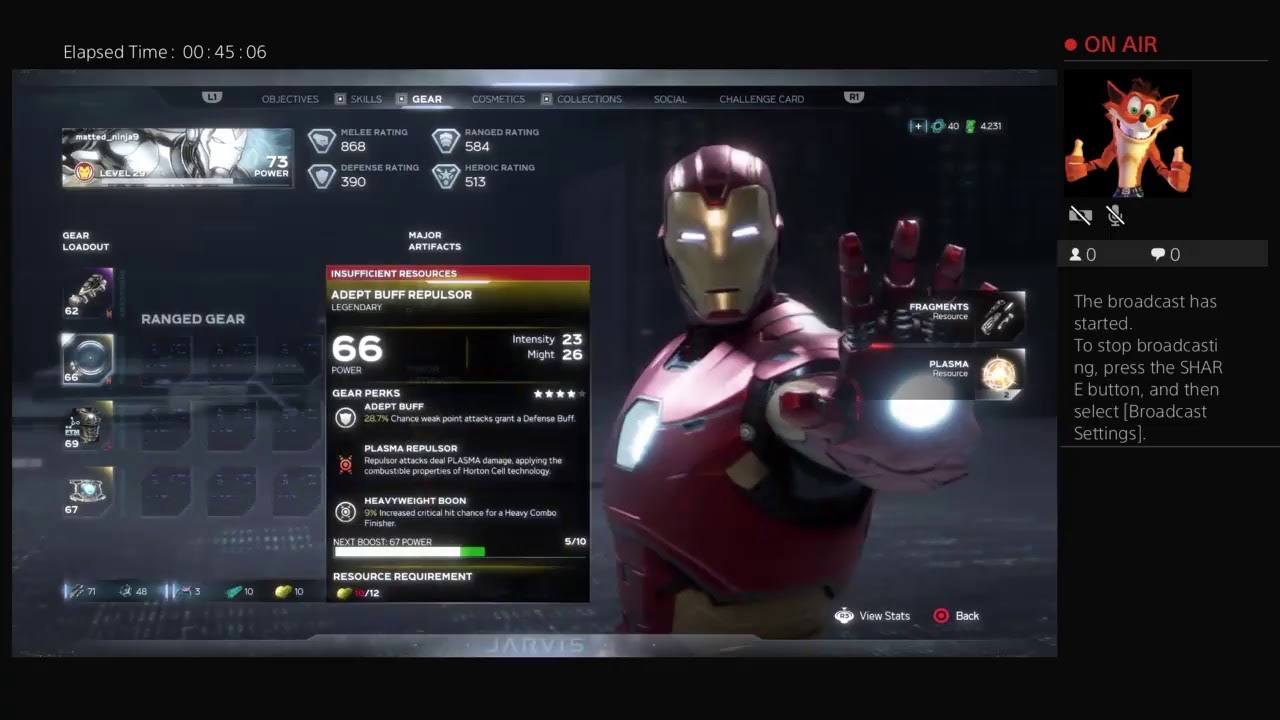 PS4 Avengers Iron Man Gameplay - YouTube