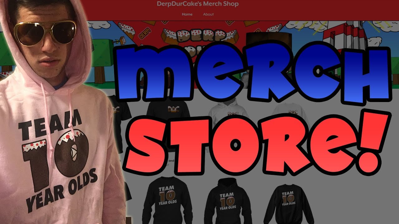 My Merch Shop Is Officially Released! - YouTube