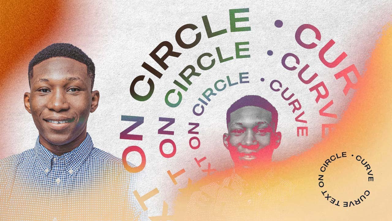 How to Curve Text Around a Circle in Photoshop | Novus Designer - YouTube
