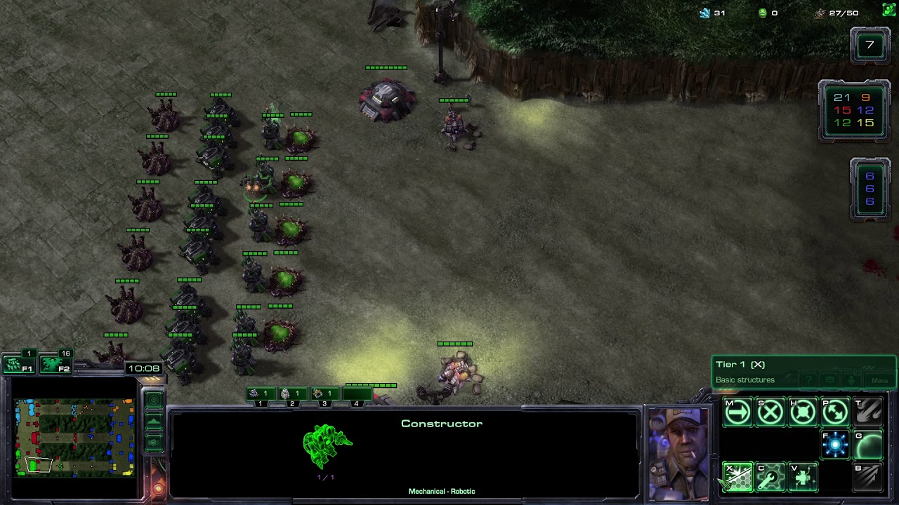 StarCraft 2 Custom Maps Colonial Line Wars Episode 14 - YouTube