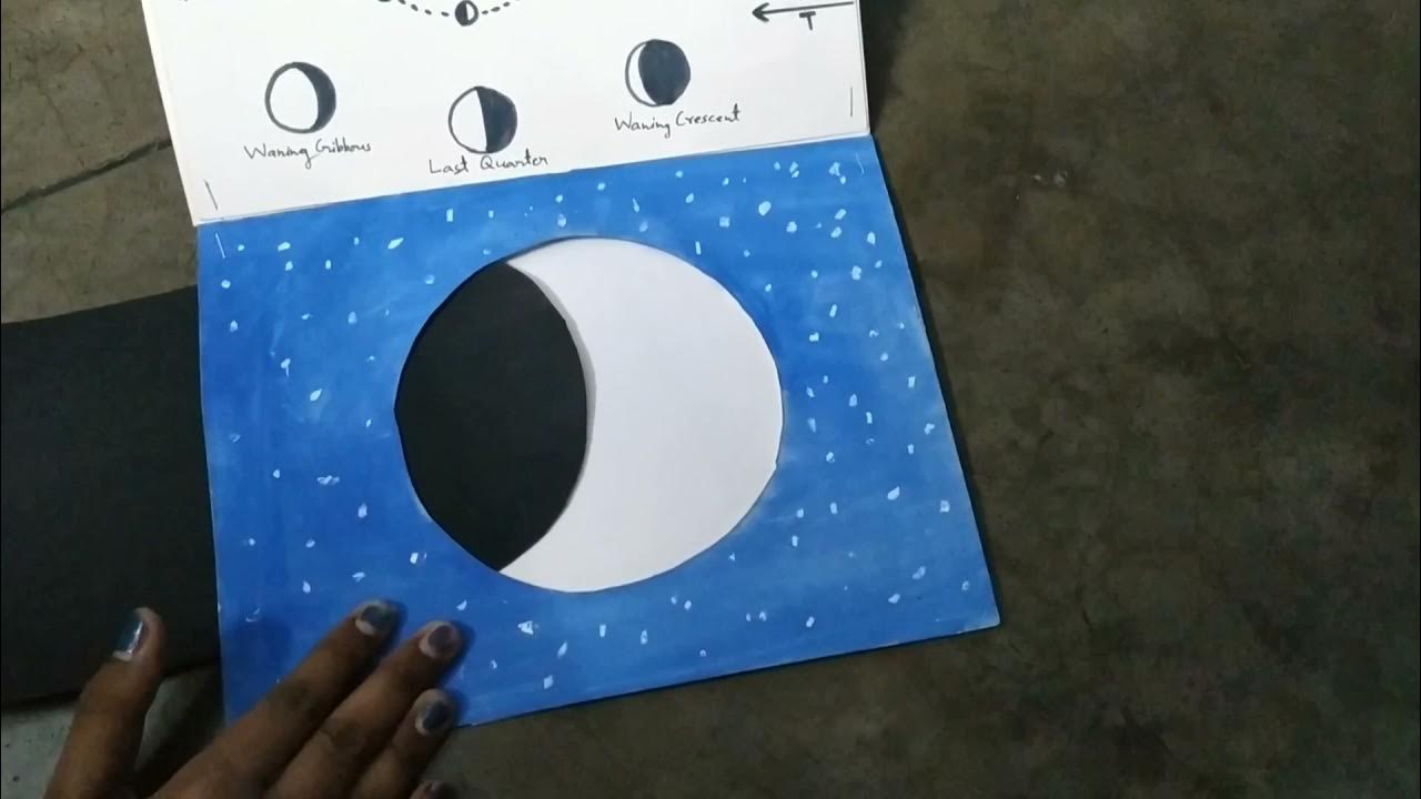 Moon Phases Science Project Model - YouTube