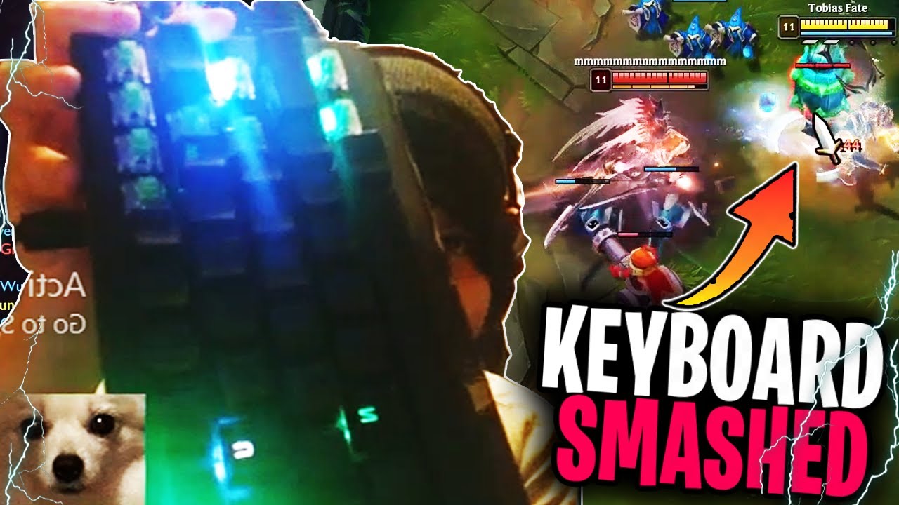 Tobias Fate SMASHED His Keyboard To Pieces After This... - YouTube