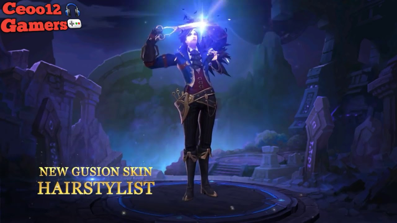 NEW Gusion Skin HAIRSTYLIST 2018 #Mobil Legends - YouTube