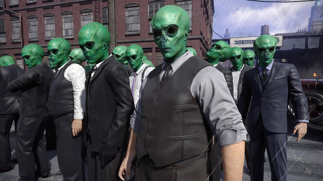 Police vs Aliens Shootout Mafia NPC Battles Episode 4 - YouTube