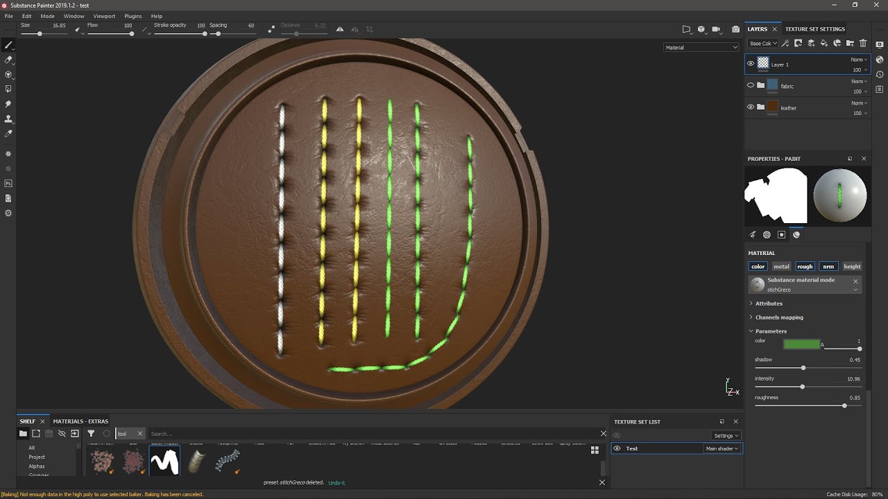 Stitch tool for Substance Painter - YouTube