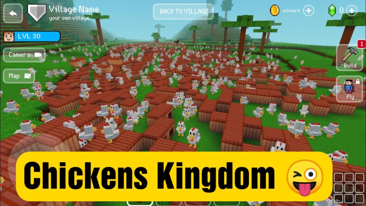Chickens Kingdom - Block Craft 3d: Building Simulator Games for Free ...