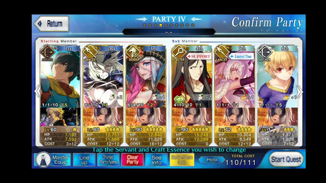 FGO [NA] Christmas 2018 3-Turn Snowflakes Node 40AP With +7 Stockings ...