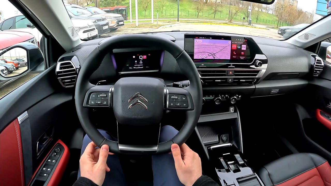 2023 Citroën C4 X [ Shine Pack 1.5l 130hp ] POV Test Drive - YouTube