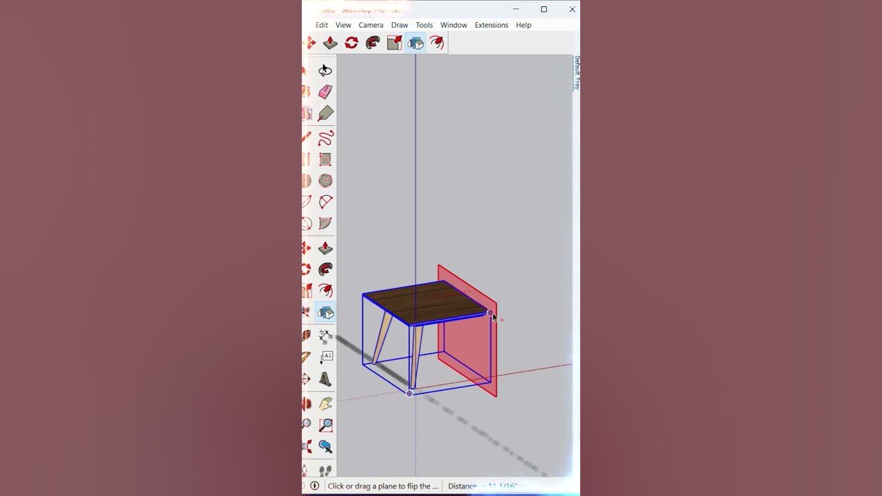 Flip Tools In SketchUp | @softwaresolution7192 | - YouTube