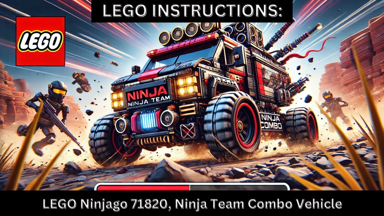 LEGO INSTRUCTIONS: Build the EPIC Ninja Team Combo Vehicle 71820 – Team ...