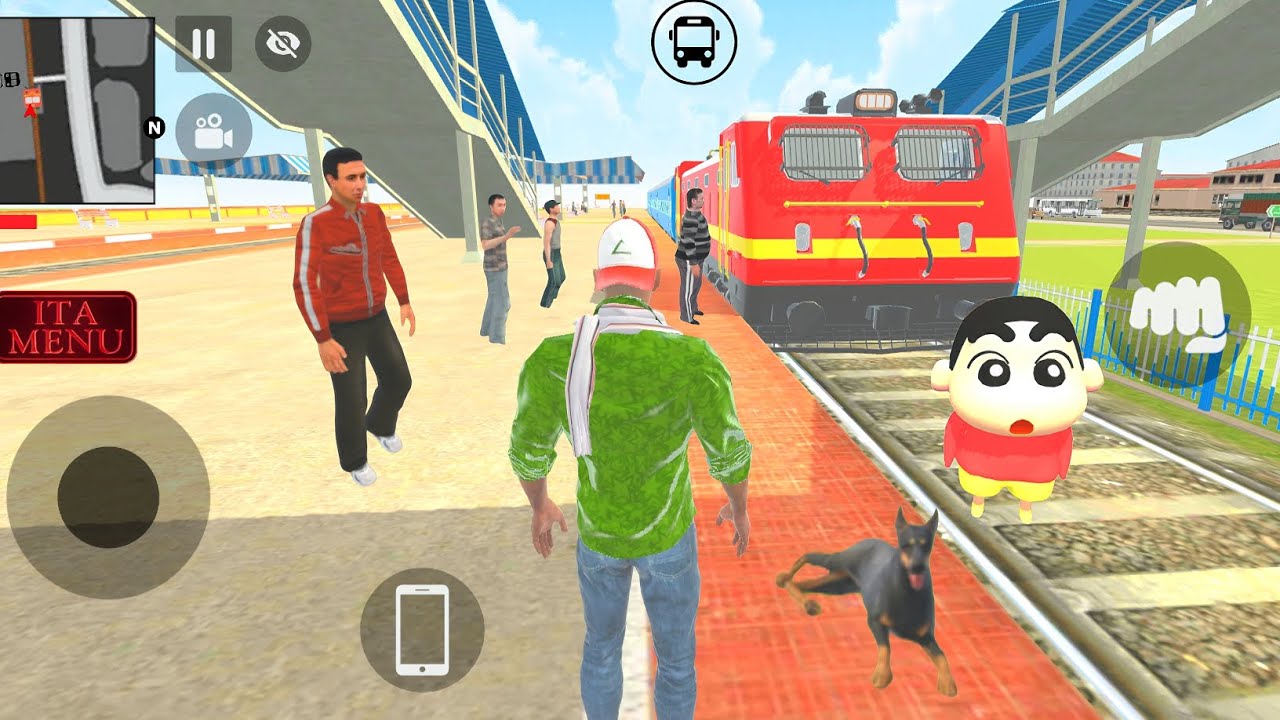 🤩 New Train & Railway Station New Update 💥😱 Indian Theft Auto 💥🤩 Video🤩 ...