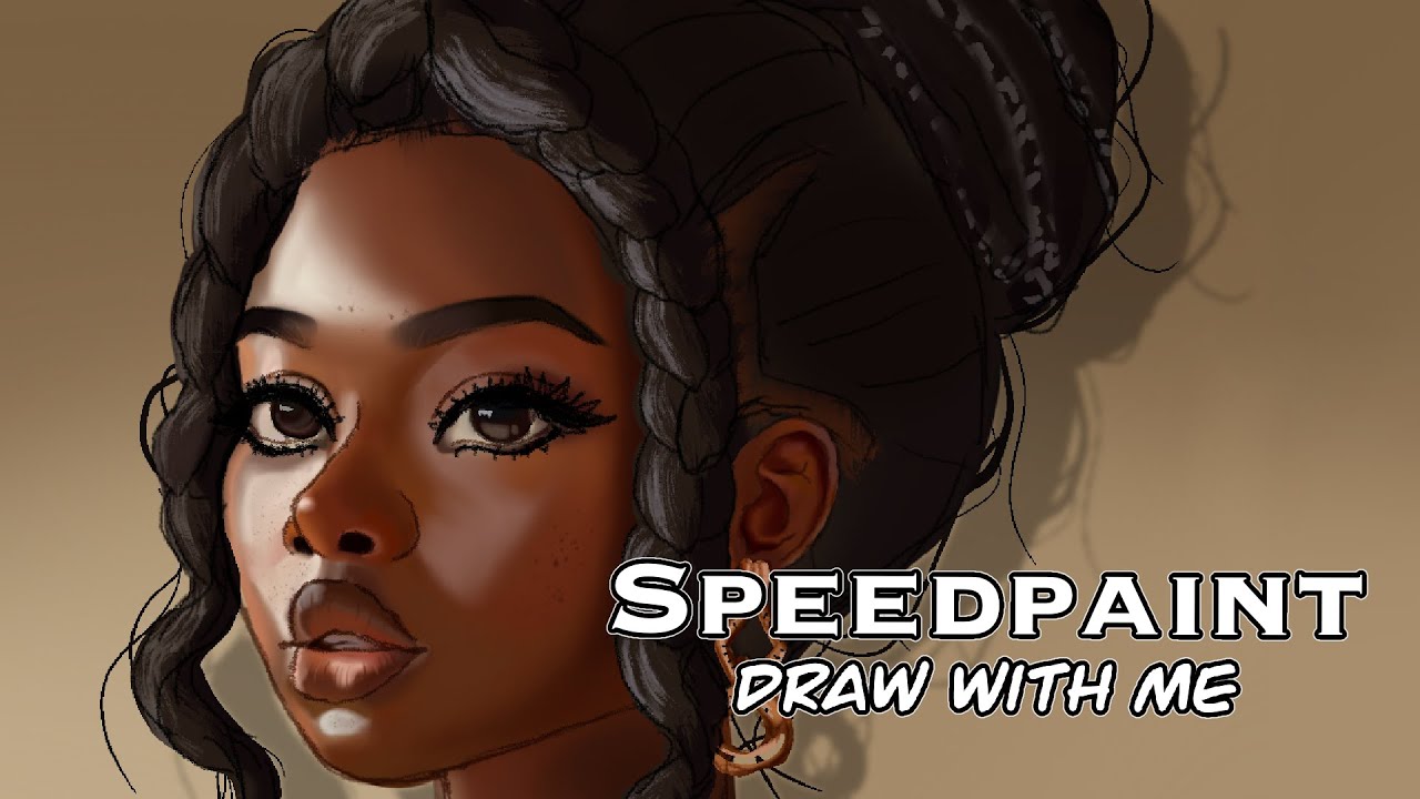 Practicing Semi Realistic Faces | Draw With Me | Procreate Speedpaint - YouTube