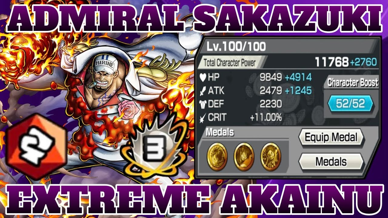 EXTREME AKAINU GAMEPLAY | ONE PIECE BOUNTY RUSH | OPBR - YouTube