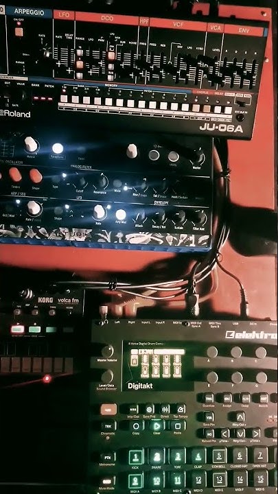 Some arpeggio action for added movement on the pads 👌🏼#digitakt #elektron #roland #synthesizer ...