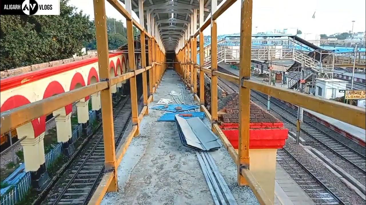 Aligarh Railway Station Construction Work Update || Development in Aligarh - YouTube