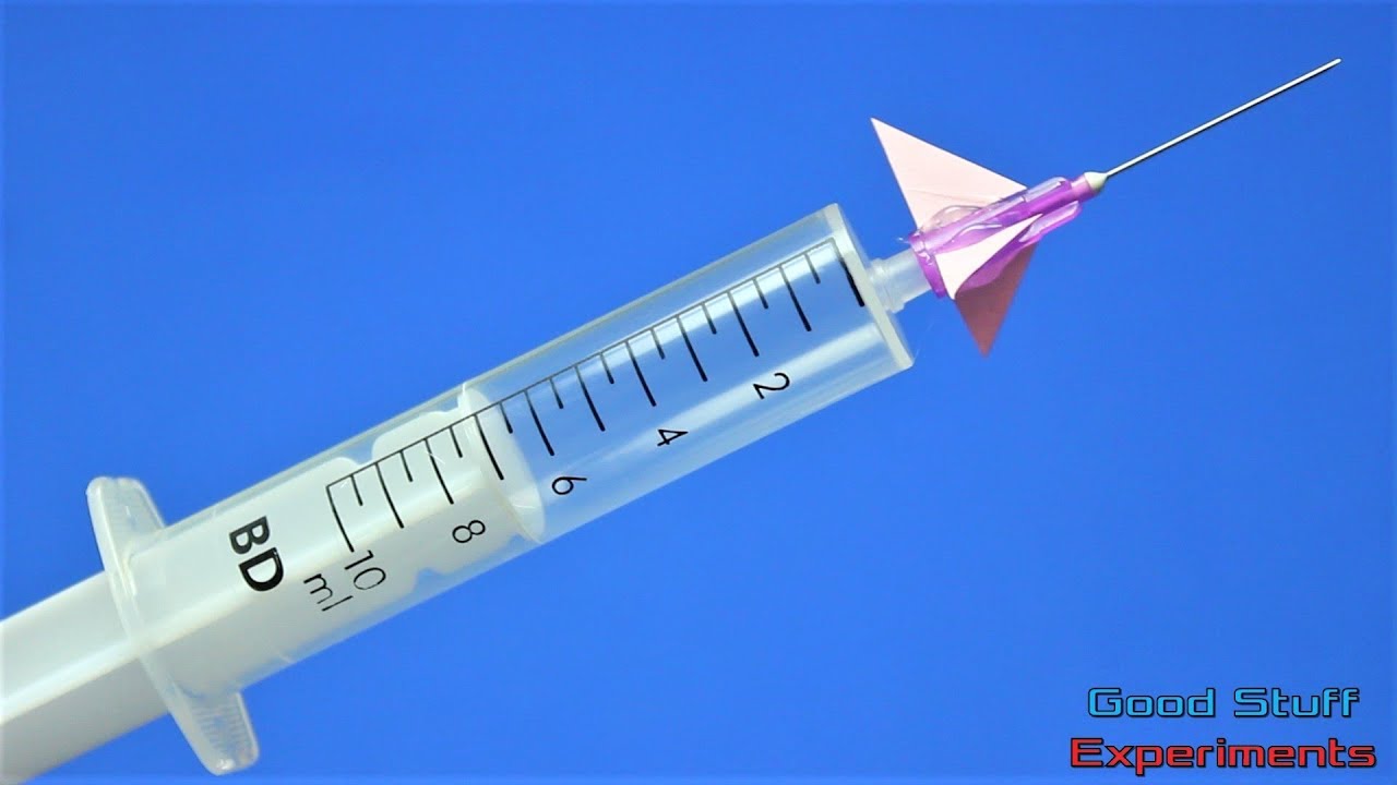 How to Make a Simple Dart Gun with Syringe - YouTube