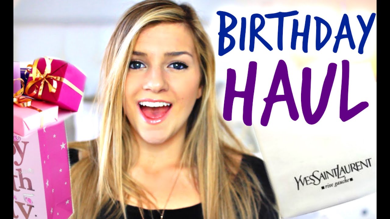 Birthday Haul: What I Got For My Birthday 2015! - YouTube