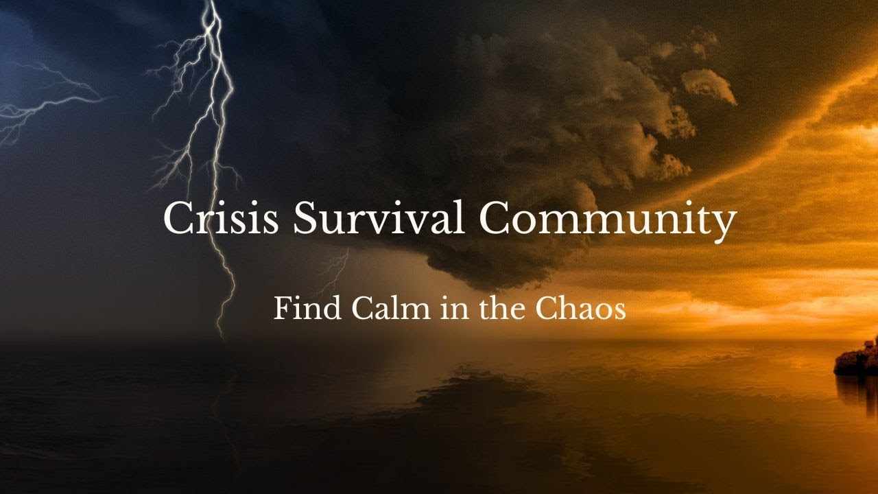 Find Calm in the Chaos: Crisis Survival Coaching for Resilience - YouTube