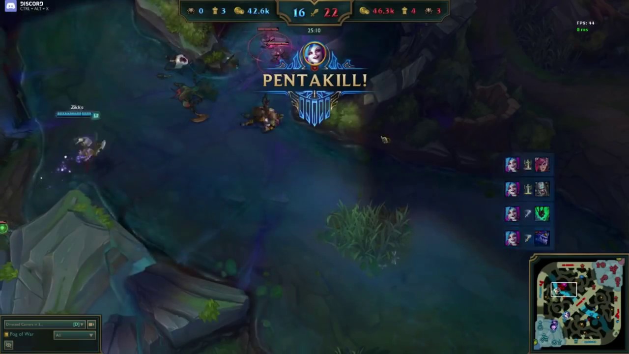 Outplay #1 - Jinx ult pentha - YouTube