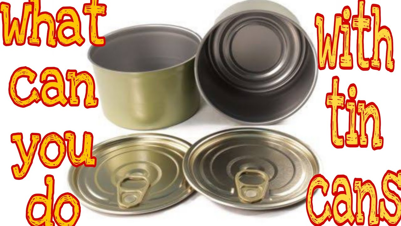 Best out of waste tin cans💡💡2 ideas with 4 tin cans - YouTube
