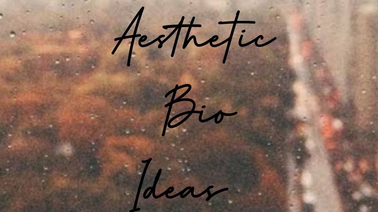 Aesthetic Bio Ideas dwarfina YouTube aesthetic-bio-ideas-dwarfina-youtube