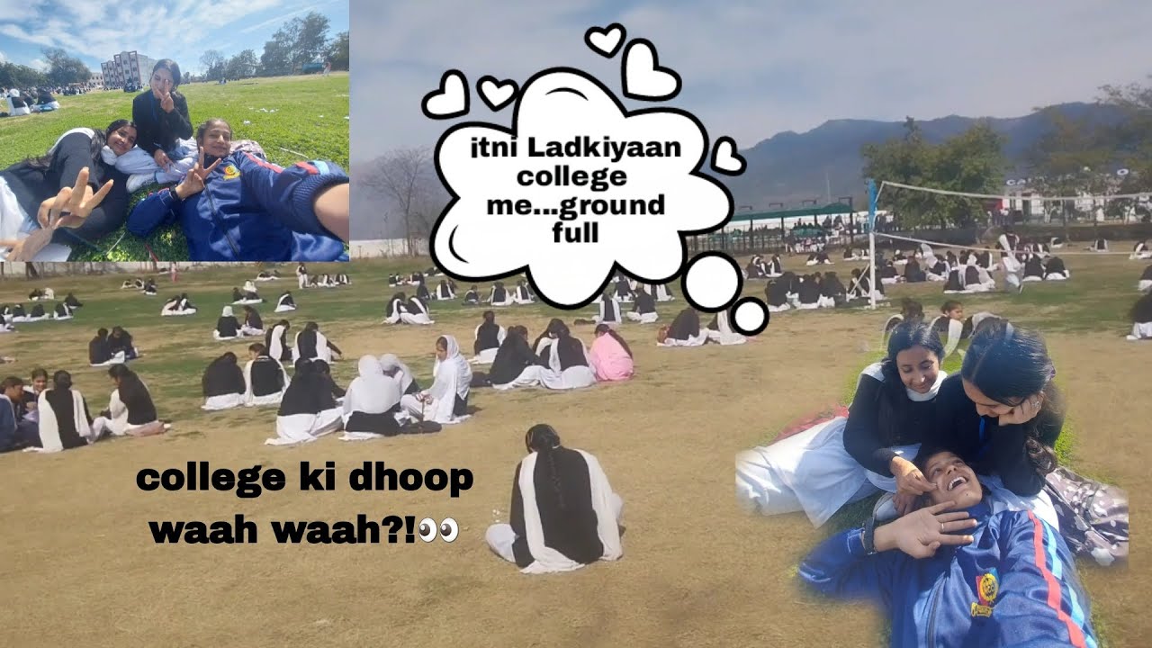 vlog//17 college ke mzze... ️college ki dhoop ️ ️#collegelife # ...