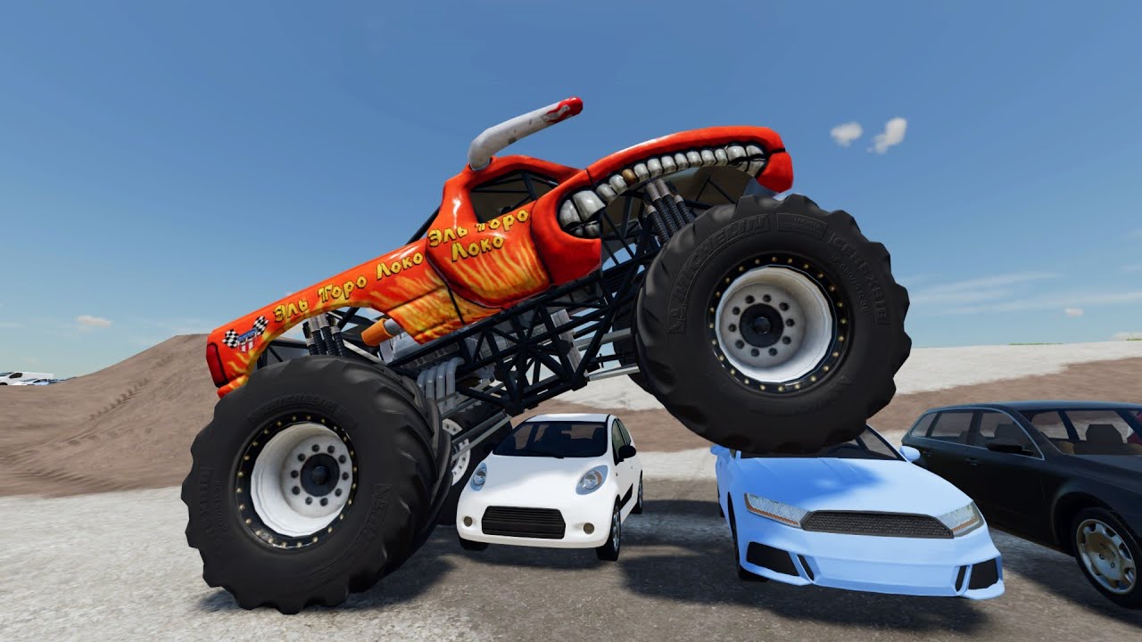 FS22 and Stuntman jumps Monster Truck on Farming Simulator 22 | special ...