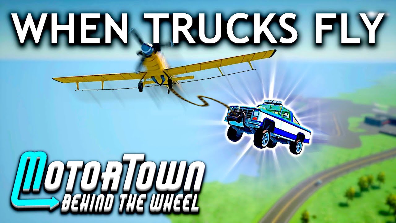 Can Trucks FLY In MotorTown? Let's Find Out! - YouTube
