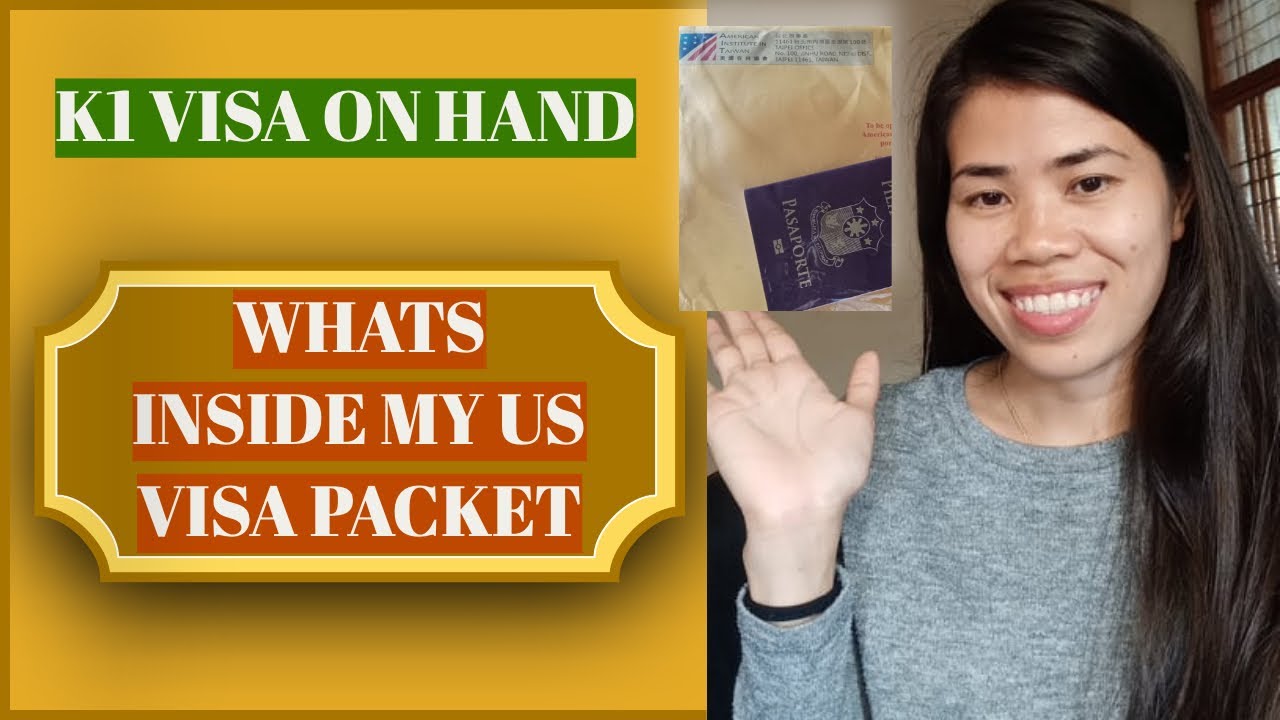 THESE ARE WHATS INSIDE MY US VISA PACKET | NOVEMBER 9 2021 # ...