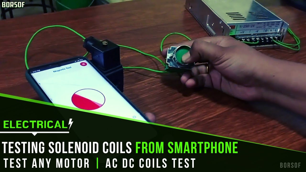 How To Test Any Solenoid Coils From Smartphone | Test Any Motor From ...