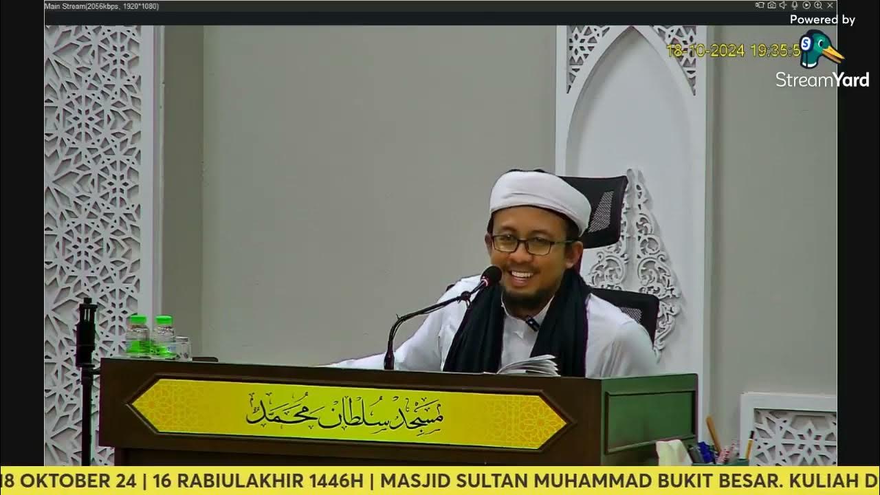 241018 : Fathul Muin (Jinayat) | Majlis 46 | Ustaz Mahadi Mohammad - YouTube