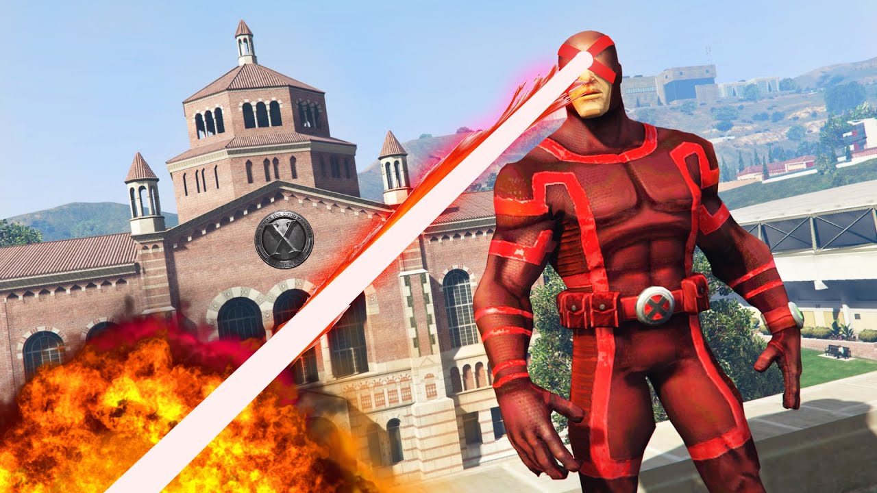 GTA 5 Mods - ULTIMATE X-MEN "CYCLOPS" MOD!! GTA 5 Cyclops Mod Gameplay ...