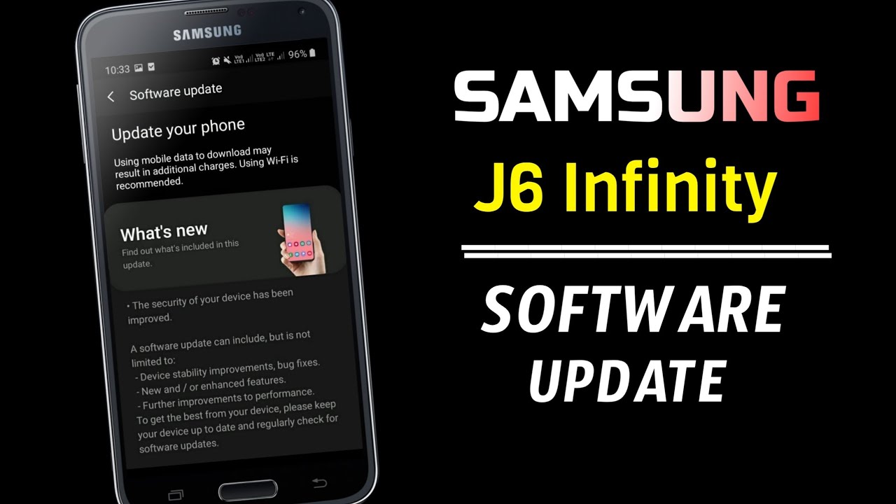 Samsung Galaxy J6 Infinity New Software Update Release - YouTube