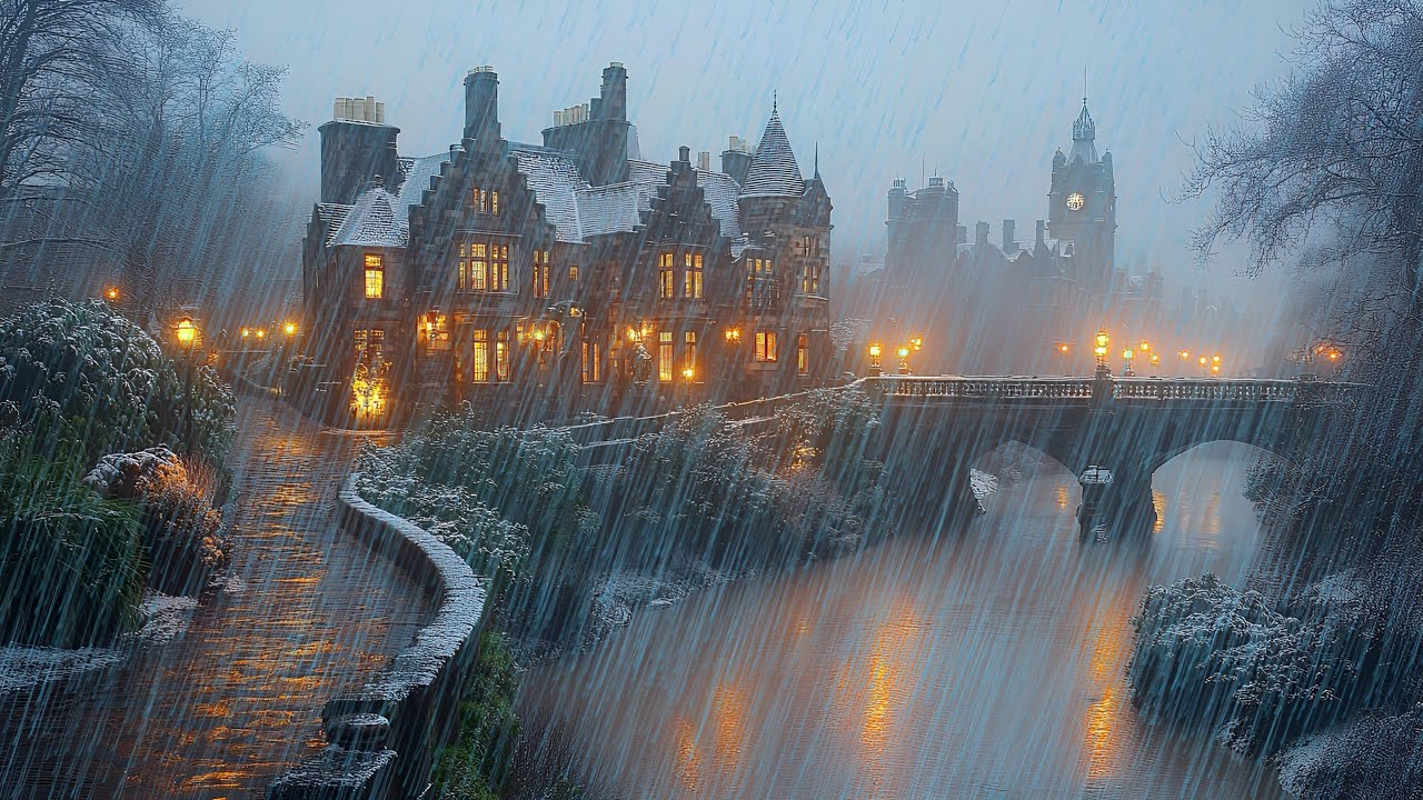Edinburgh, Scotland - Relaxing Rainfall Walking Tour 4K HDR - YouTube