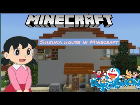 Visiting shizuka house in Minecraft