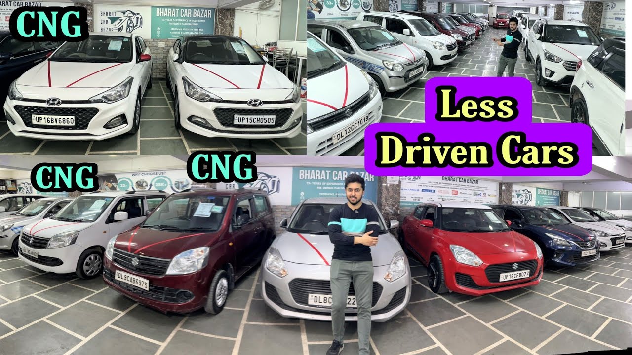 40 Mix Segment Less Driven Cars at Bharat Car Bazar in Delhi With Loan ...