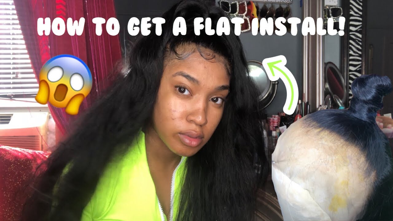HOW TO LAY/ INSTALL A WIG FLAT!!! (Beginner Friendly) Ft: RXY HAIR ...