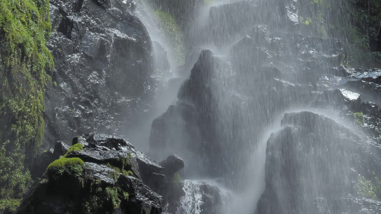 Nature's Video Water Falling Over Stones HD Free to use No Copyright ...