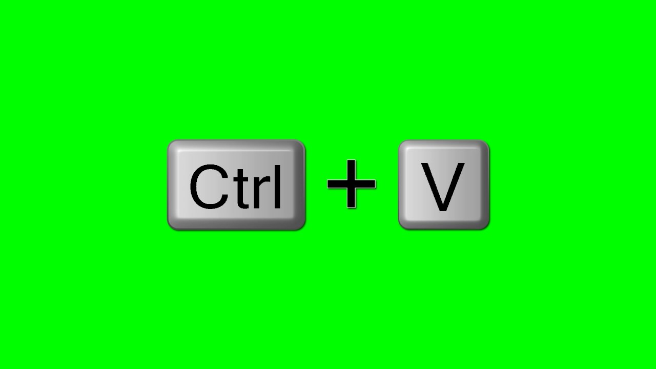 Ctrl+V (green screen) - YouTube
