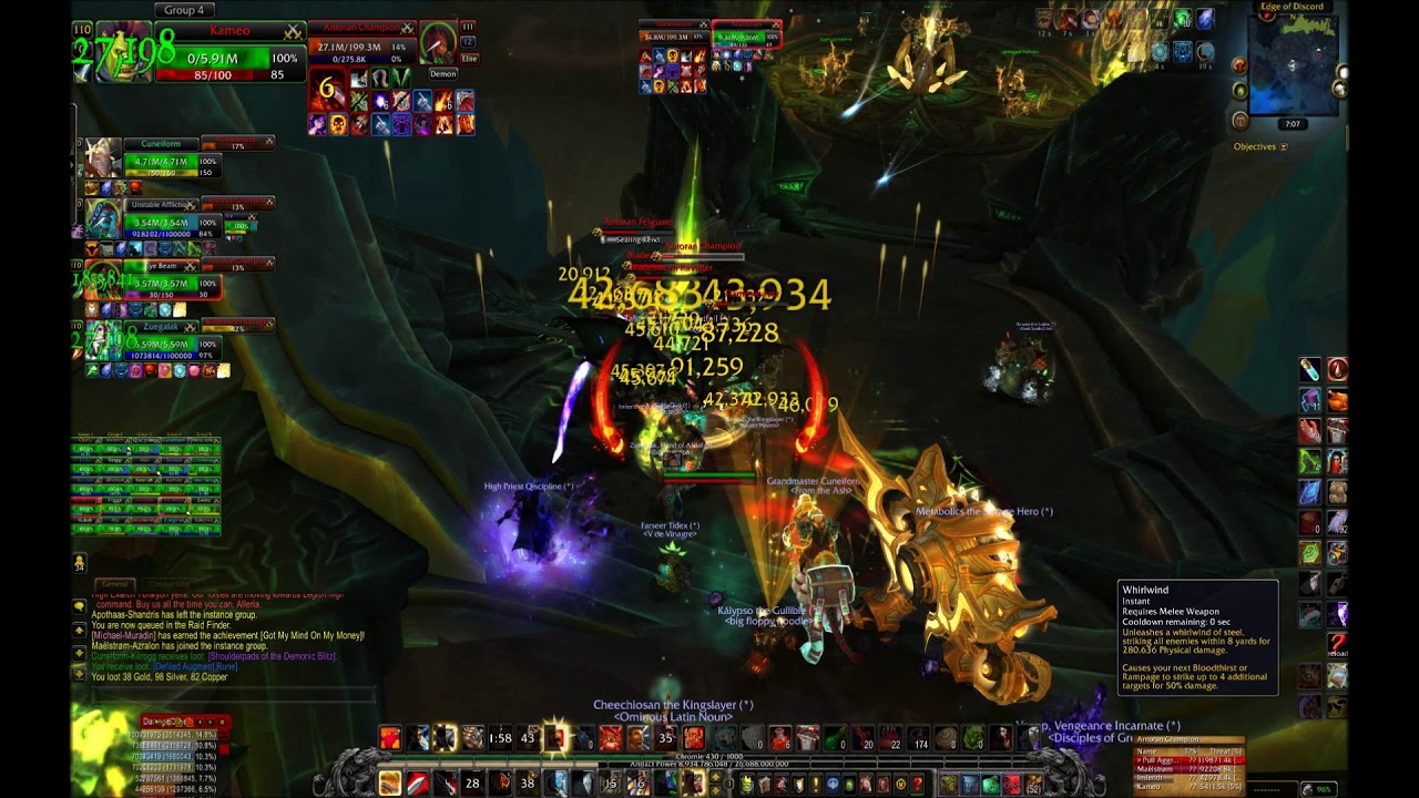 World of Warcraft Legion Antorus, the Burning Throne Light's Breach ...