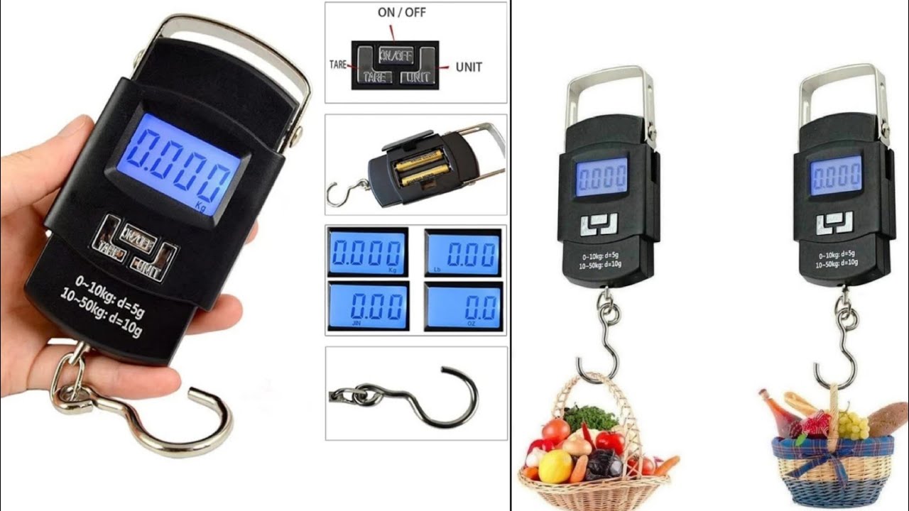 Portable Digital Pocket Weighing Scale || Pocket Weight Machine || 50kg ...