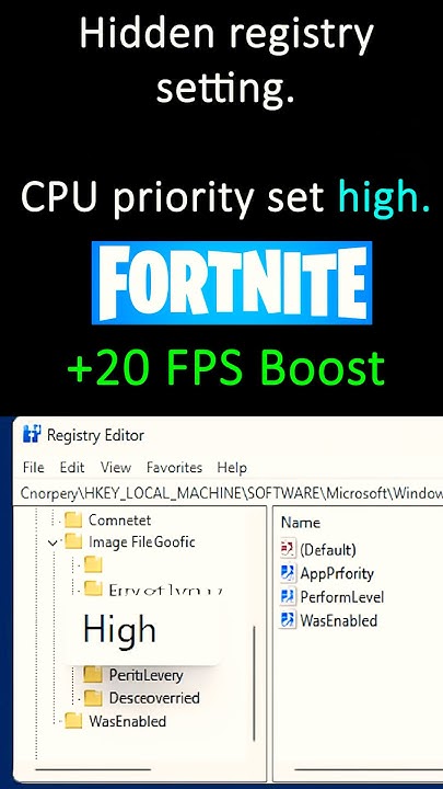 How to set CPU priority high from registry 2025! - YouTube
