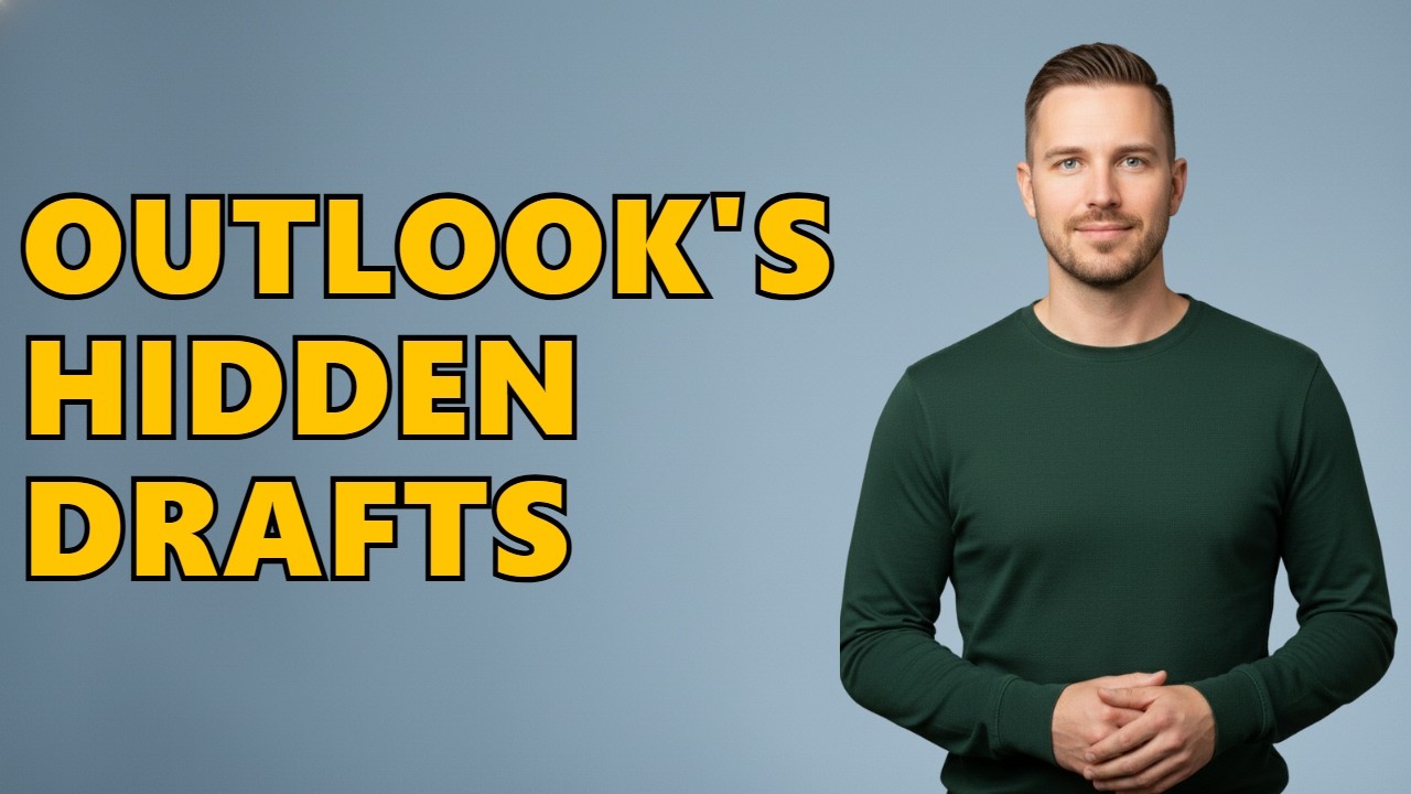 Where Are Draft Calendar Invites Saved In Outlook? - YouTube