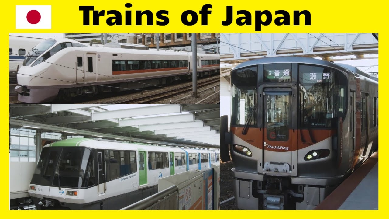 [4k 60fps] Japan Train Compilation | Train Station Spotting 🚉 - YouTube